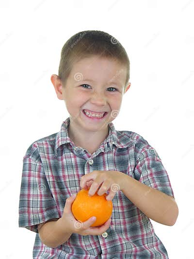 Orange Boy stock image. Image of leisure, orange, abscorbic - 375025
