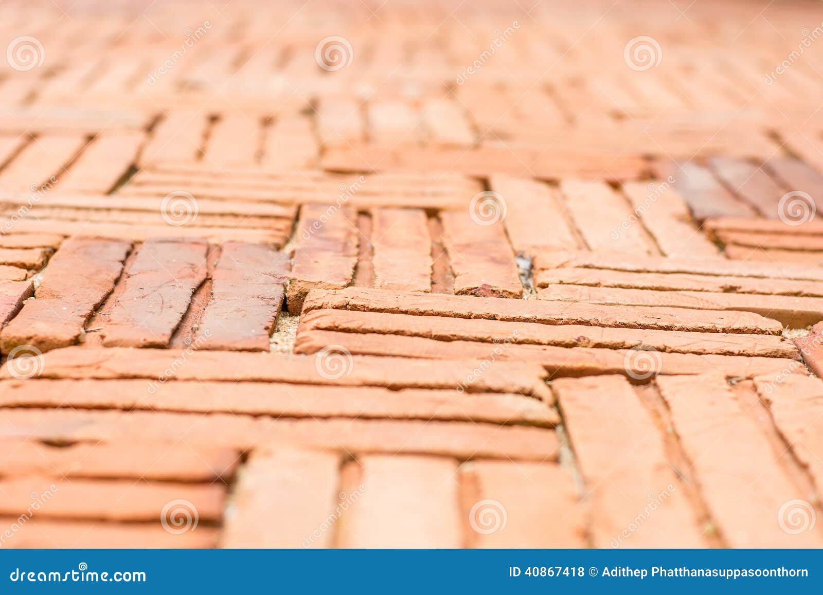 Orange brick pavement stock photo. Image of brickwork - 40867418
