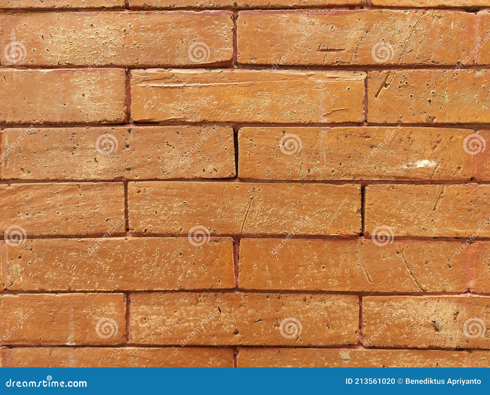Orange Brick for Texture Background Stock Photo - Image of texture ...