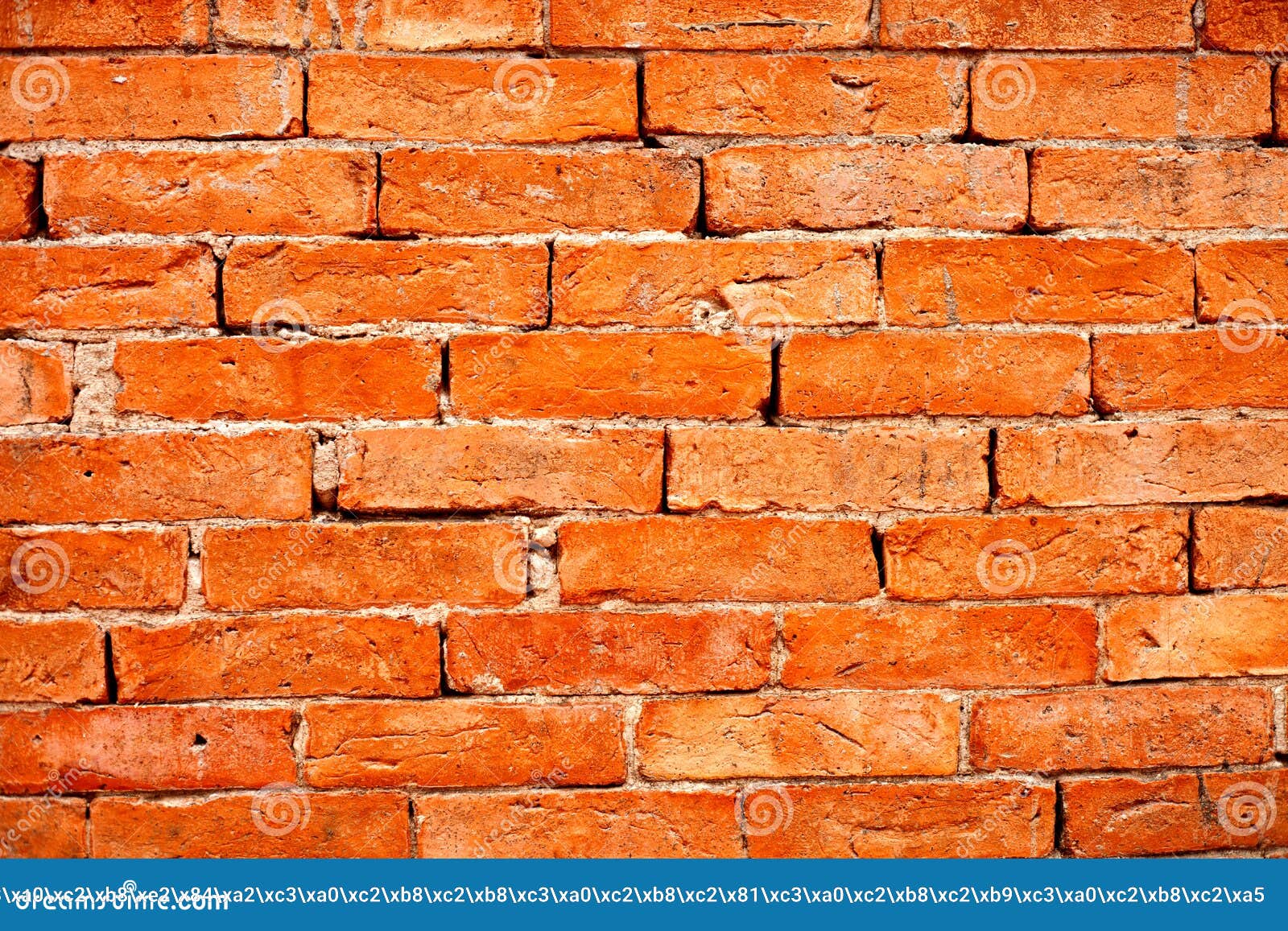 Orange Brick Wall Stock Image - Image: 25259871