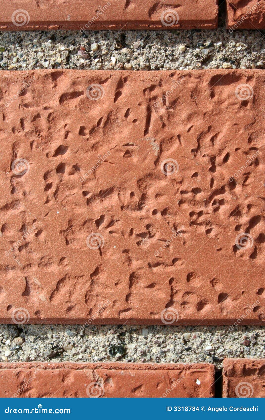 Single Red Brick Texture