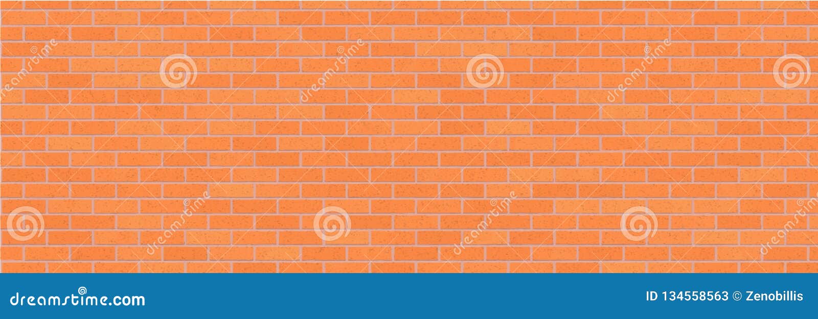 Orange Brick Wall Texture Seamless Pattern, Abstract Background, Orange ...
