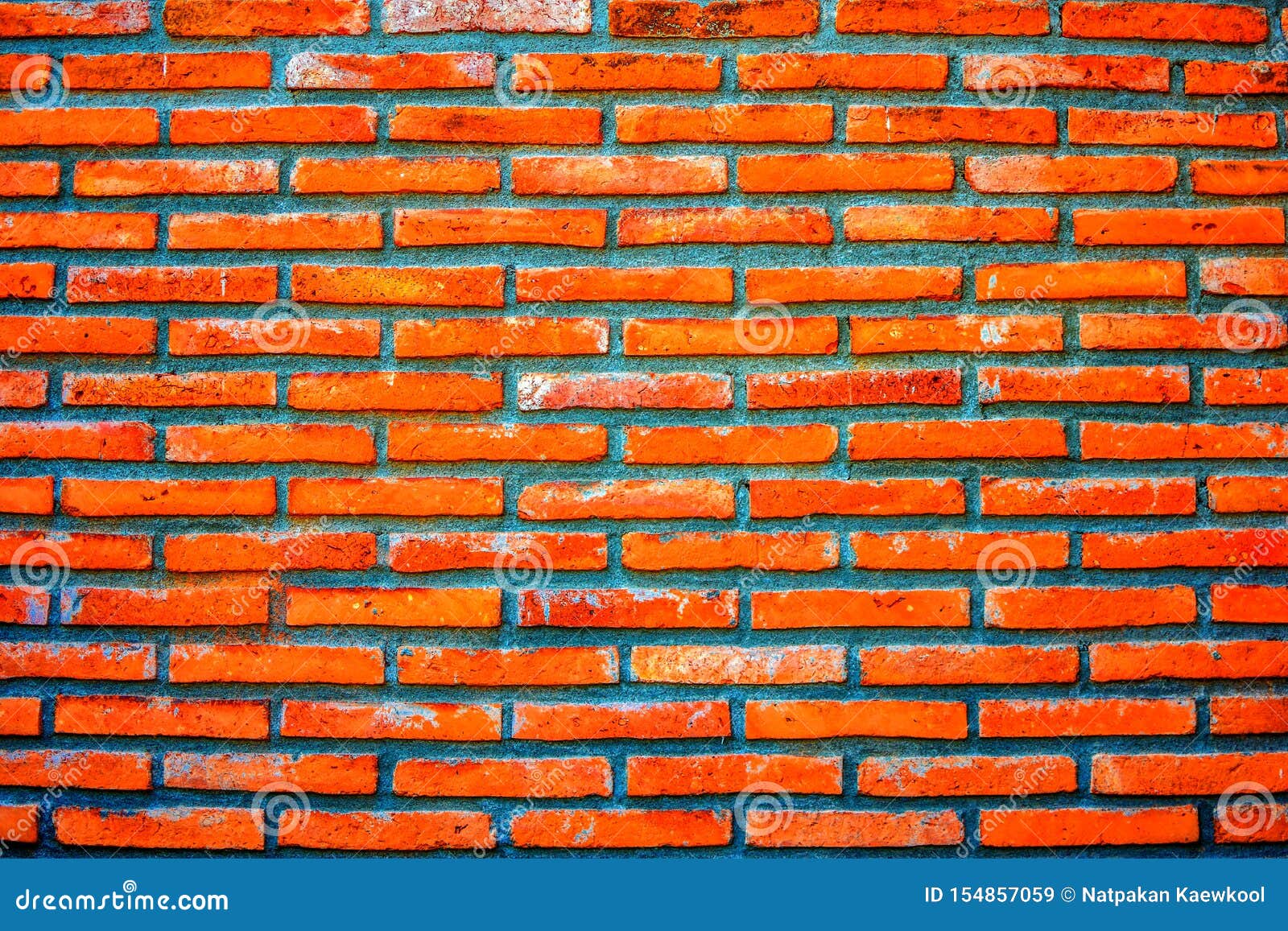 Orange Brick Wall Background Stock Image - Image of facade, masonry ...