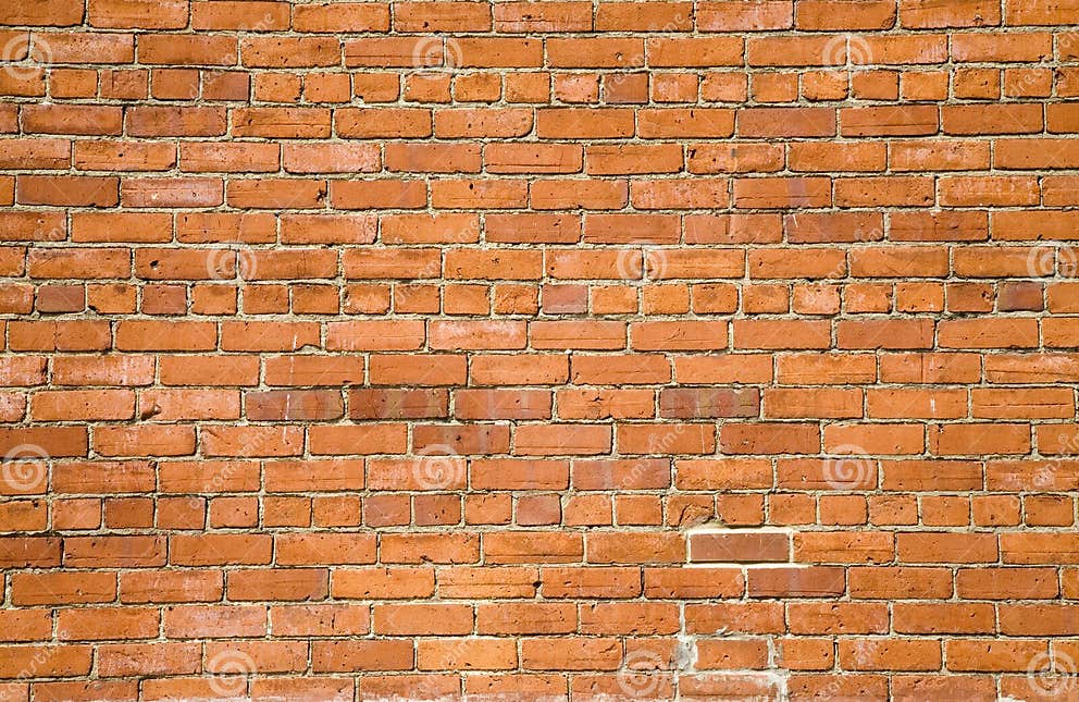 Orange Brick Wall Background Stock Image - Image of house, brick: 2319143