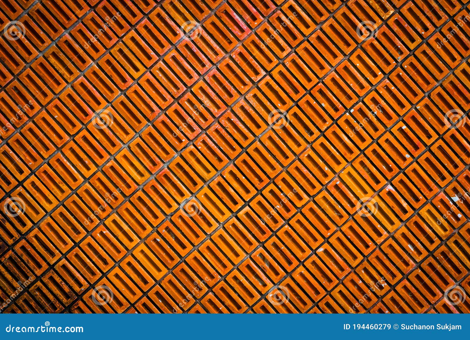 Orange Brick Wall Pattern Texture Stock Image - Image of pieces, dark ...