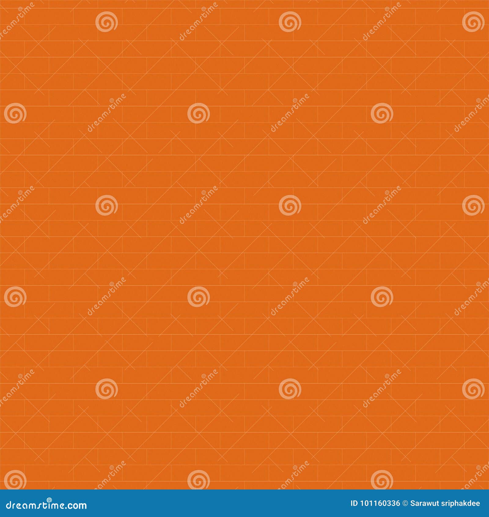 Orange Brick Wall Texture Seamless Pattern, Abstract Background, Orange ...