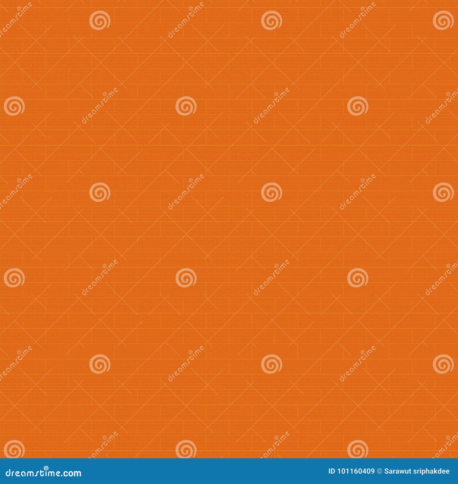 Orange Brick Wall Texture Seamless Pattern, Abstract Background, Orange ...