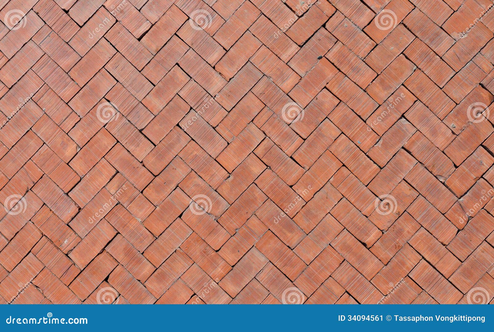 Red Brick Floor Texture