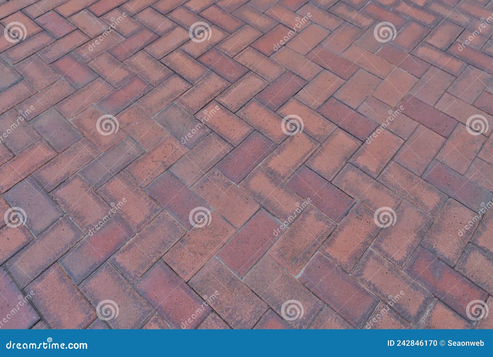 The Orange Bricks Pattern Texture Floor, Herringbone Brick Pavers Stock ...