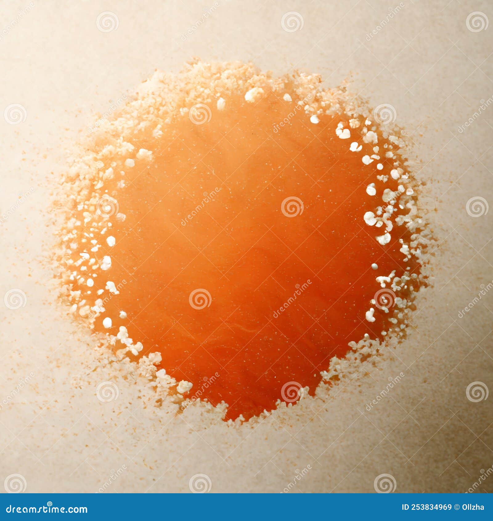 Orange Abstract Circle Particles Wave Background Stock Illustration ...