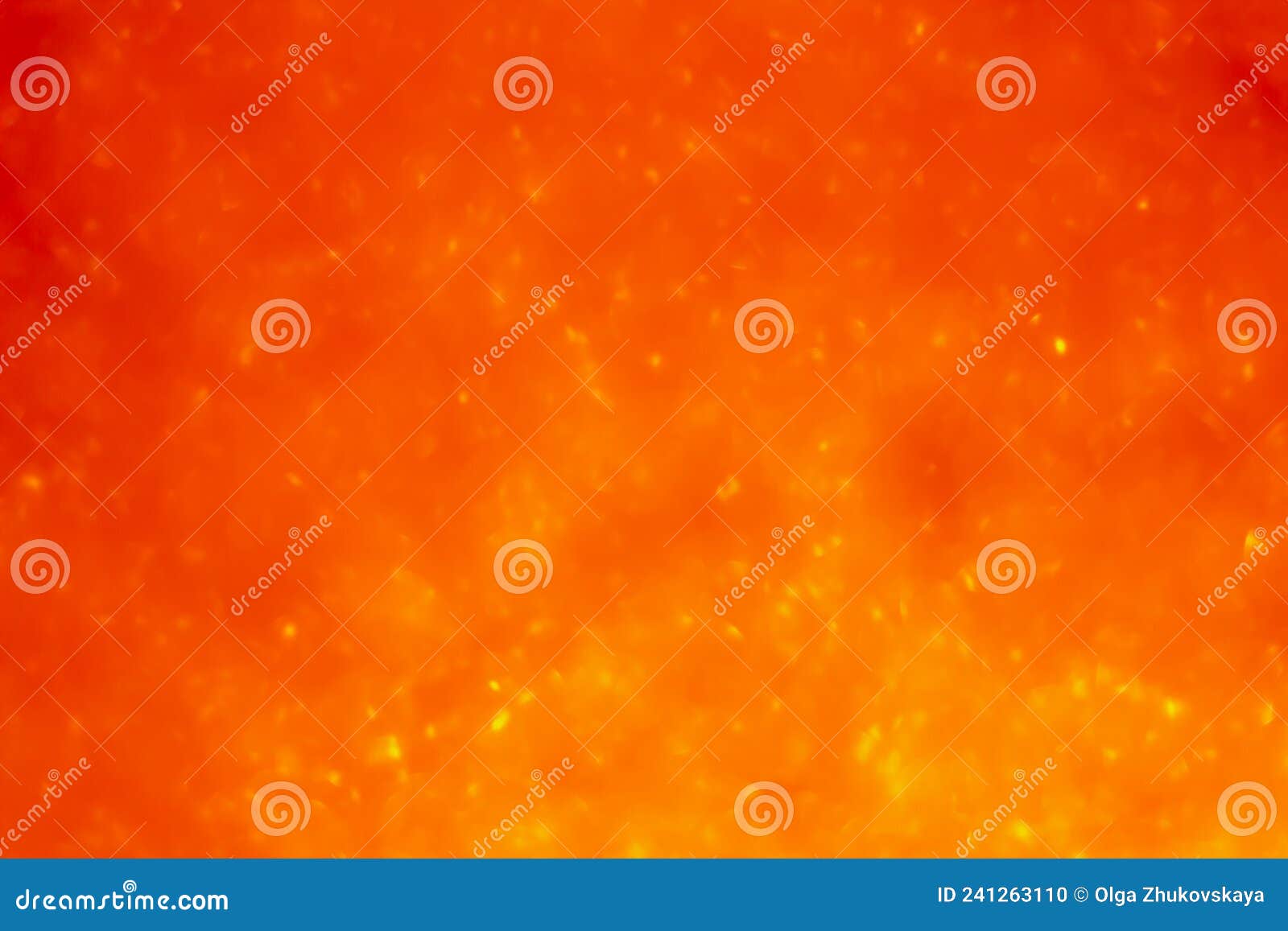 Orange Bright Background with Particles and Glitter Stock Illustration ...
