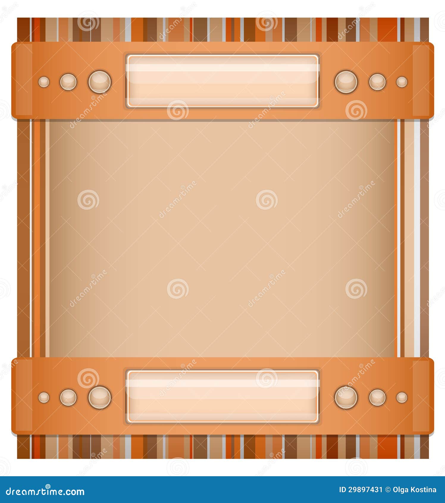 Orange - Brown Background with Layout. Stock Vector - Illustration of ...