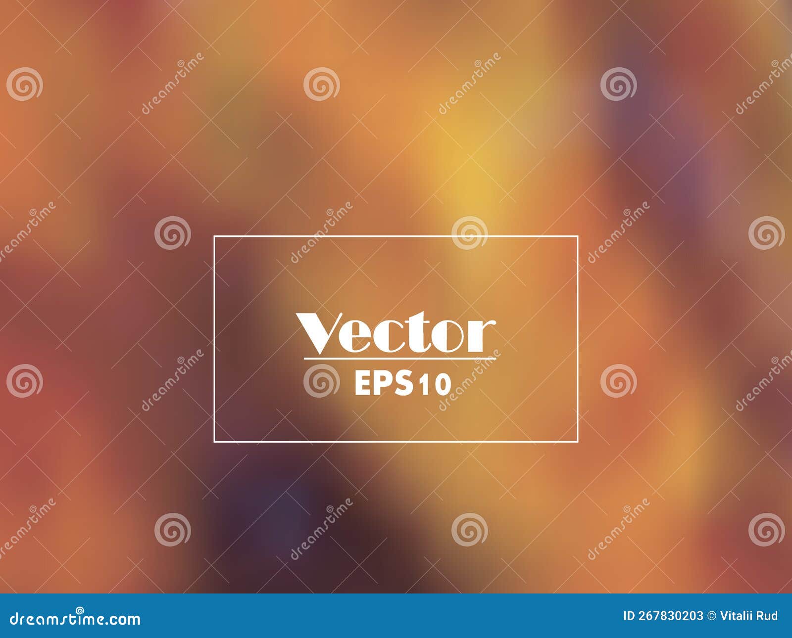 Orange-brown Gradient Vector Abstract Background Stock Illustration ...