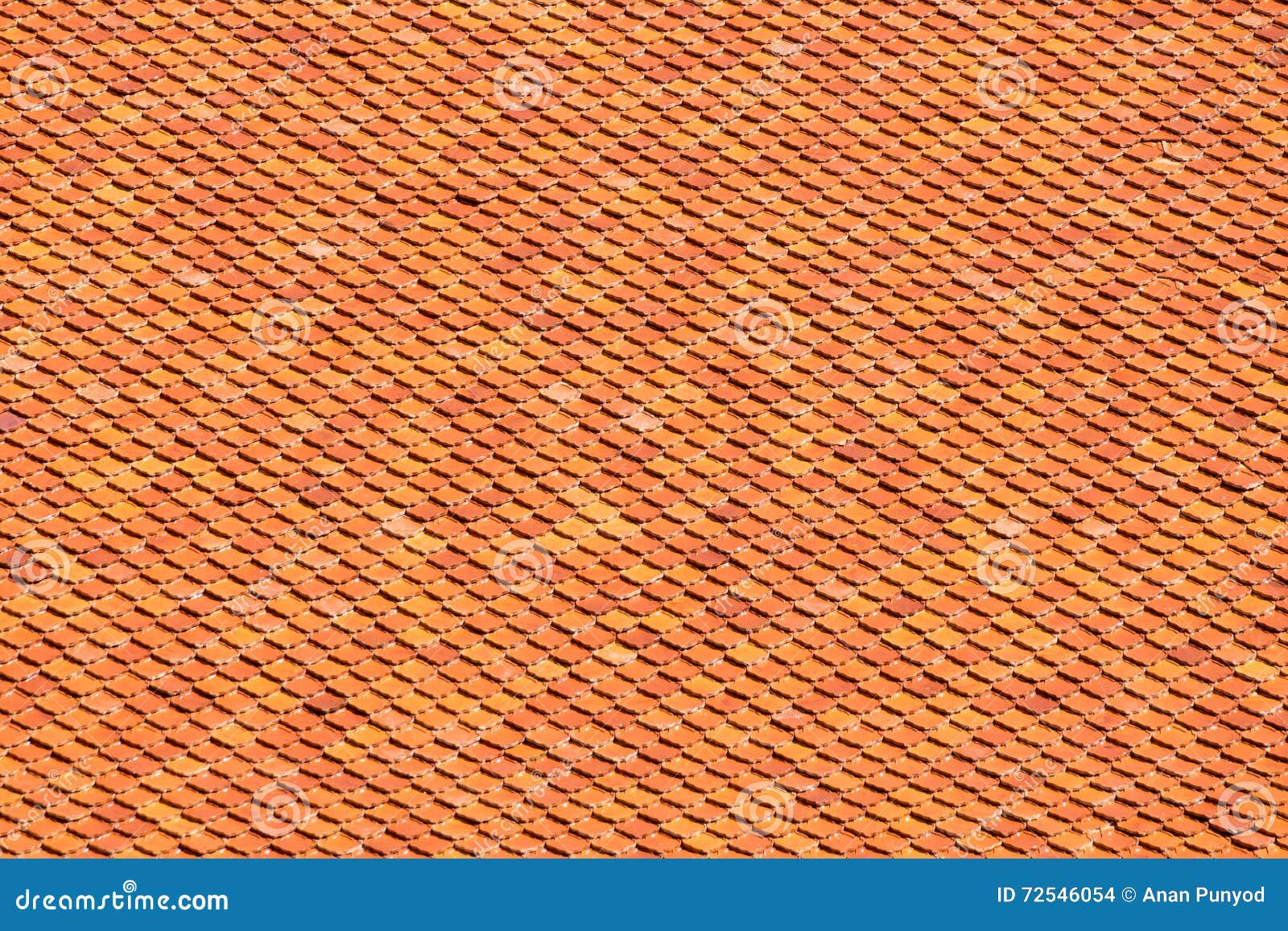 Orange Brown Roof Tile for Textures and Background Stock Illustration ...