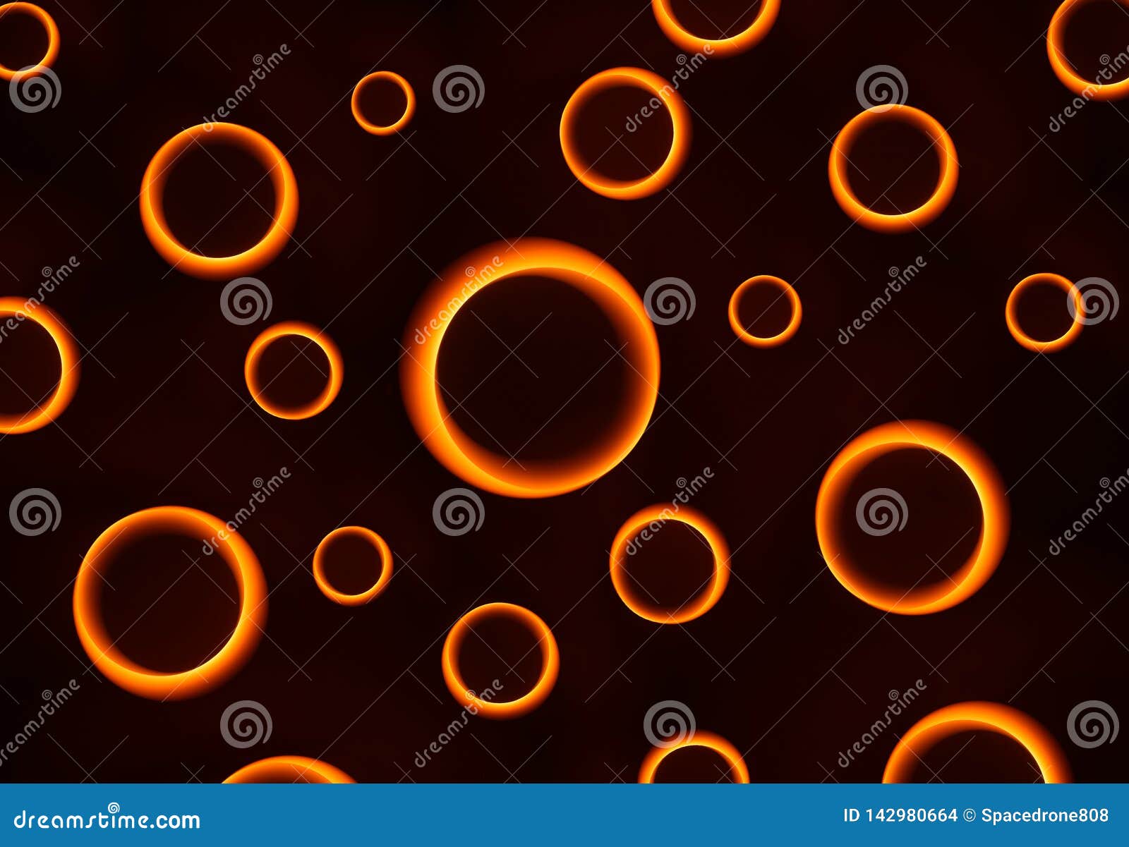 Orange Bubble Shaped Objects Illustration Texture Background Stock ...