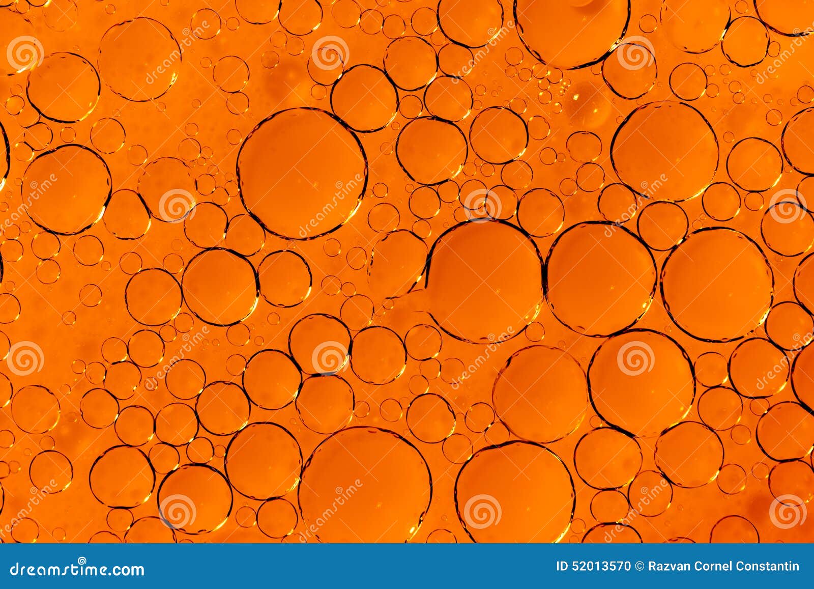 Orange bubbles texture stock photo. Image of soda, champagne - 52013570