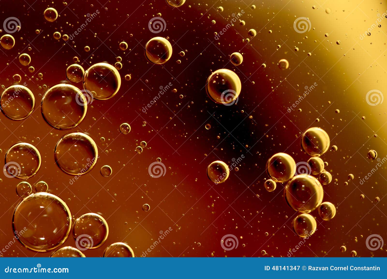 Orange bubbles stock image. Image of bubbly, agitated - 48141347