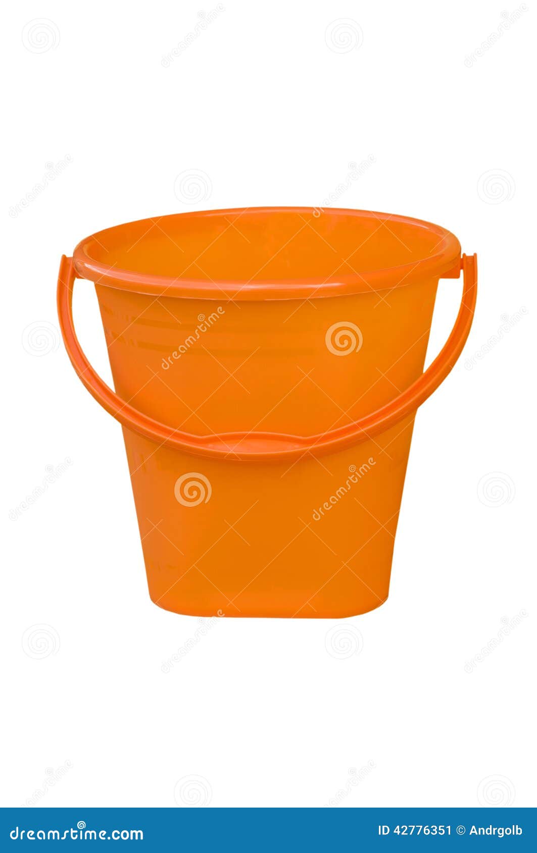 Orange bucket stock image. Image of decoration, container - 42776351