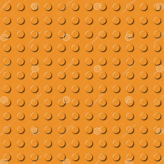 Orange Building Blocks Seamless Pattern Stock Vector - Illustration of ...