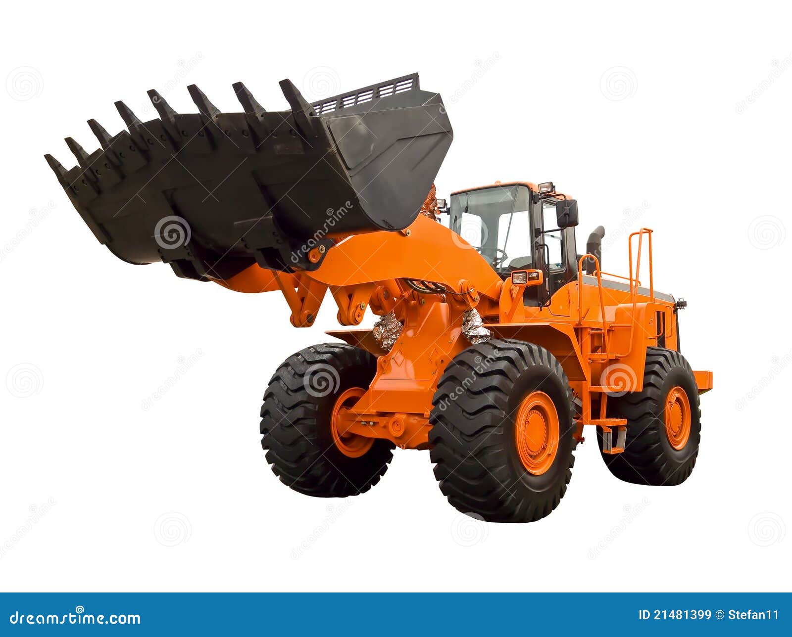 Orange buldozer stock image. Image of construction, earth - 21481399