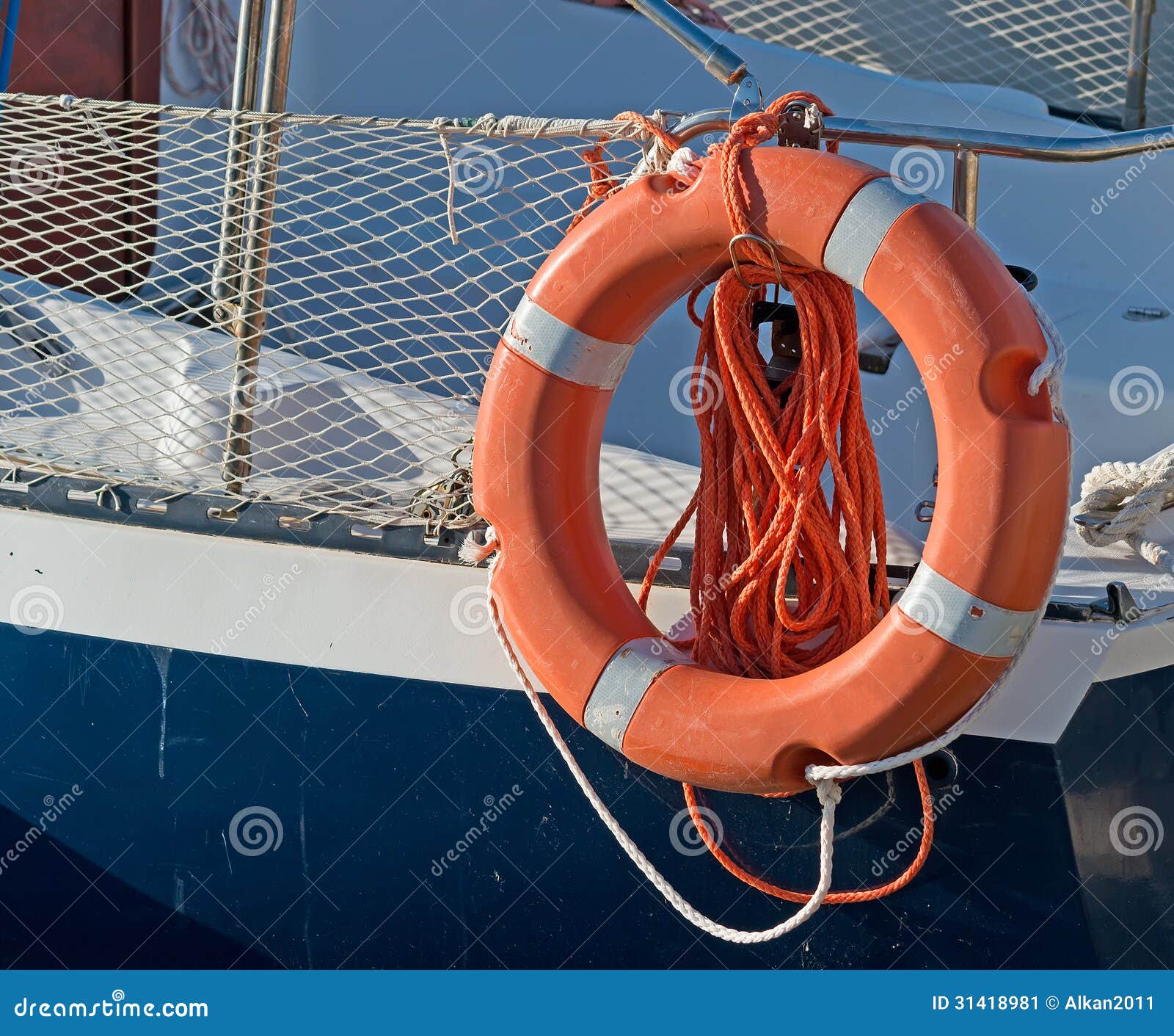 Orange buoy stock image. Image of circle, ship, ocean - 31418981