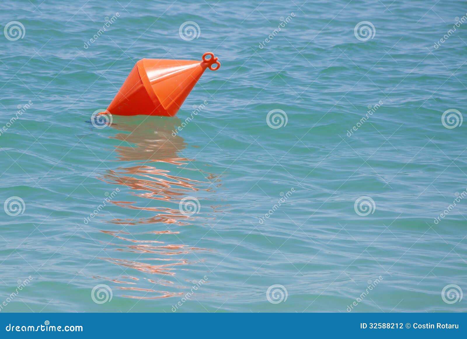 Orange buoy stock photo. Image of background, ocean, safe - 32588212