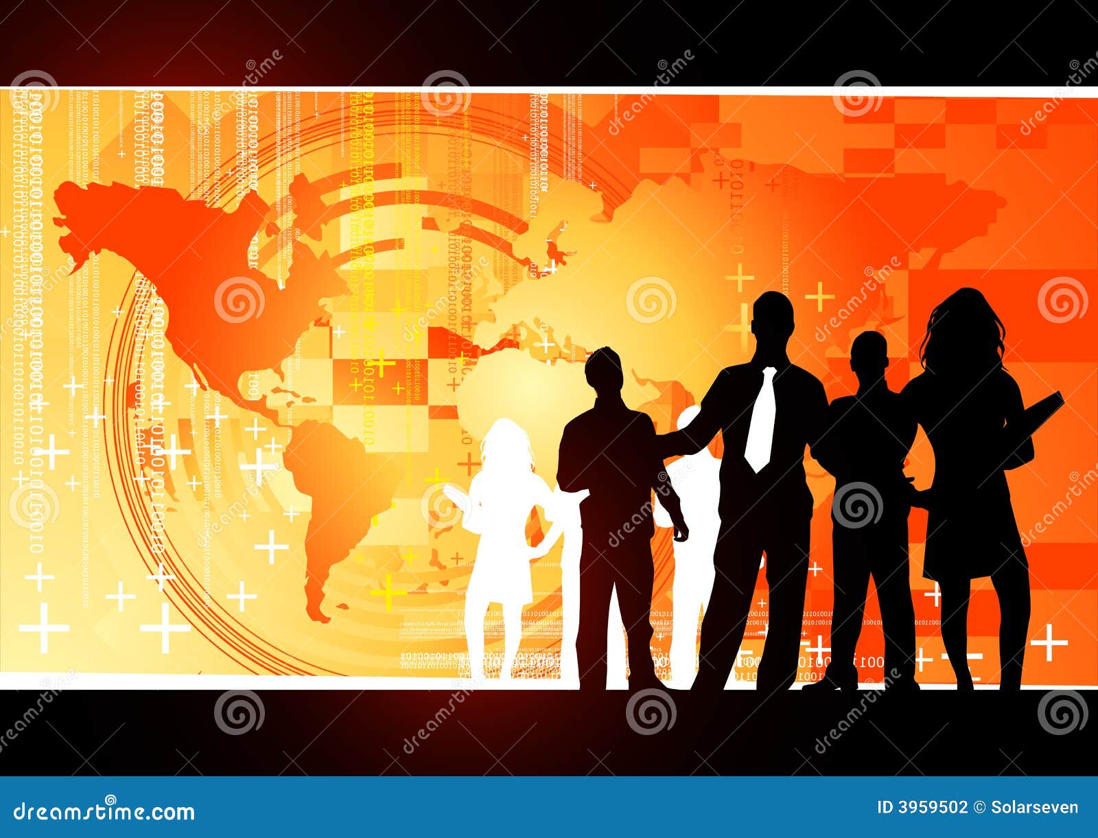 Orange business Concept stock illustration. Illustration of modern ...