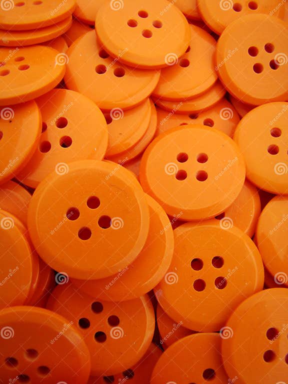 Orange buttons stock photo. Image of fashion, buttons - 5086310