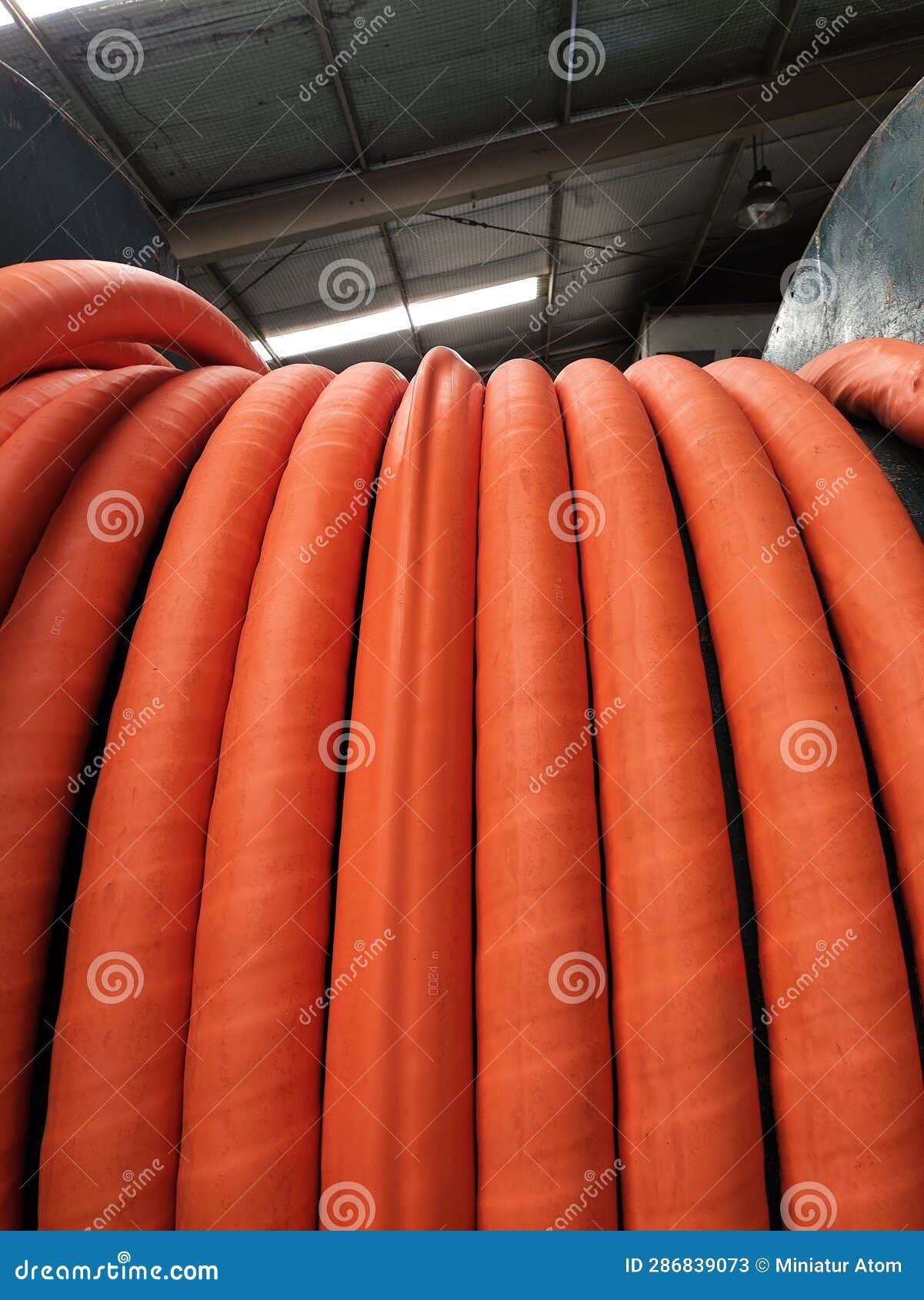 Orange Cable Lah Cable Bending on Drum and Bobbin for Sample Test after ...