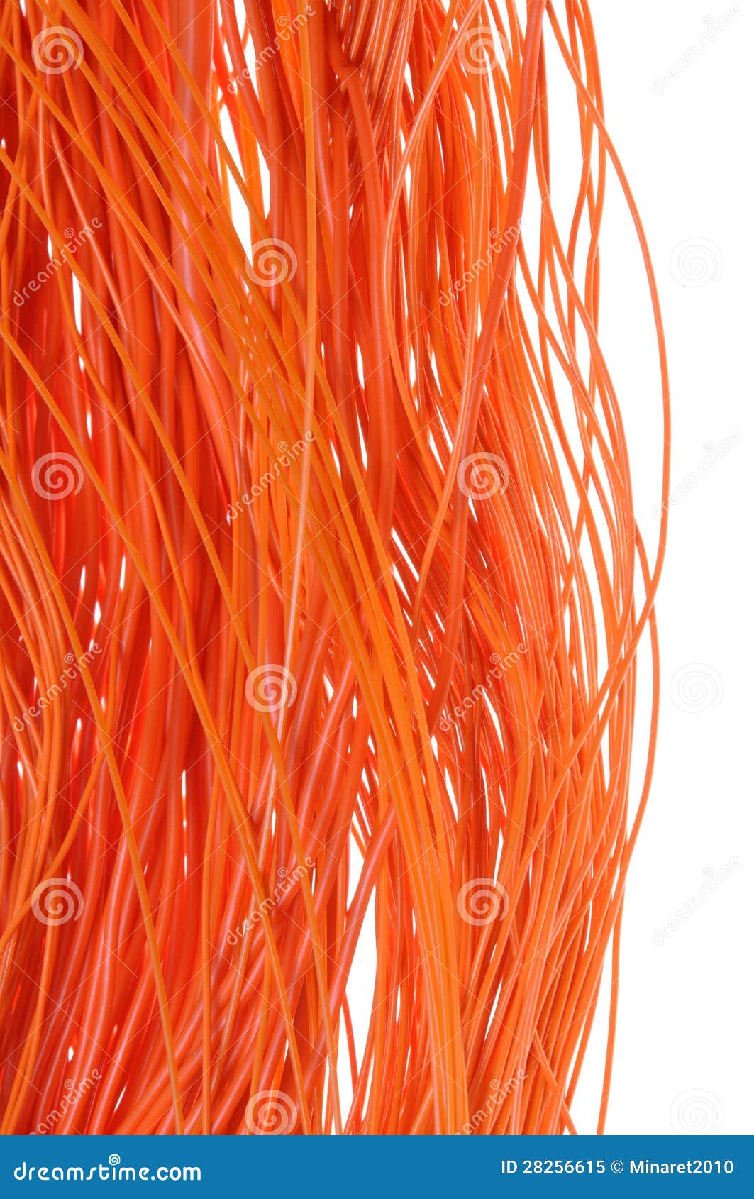 Orange cables stock image. Image of link, ethernet, global - 28256615