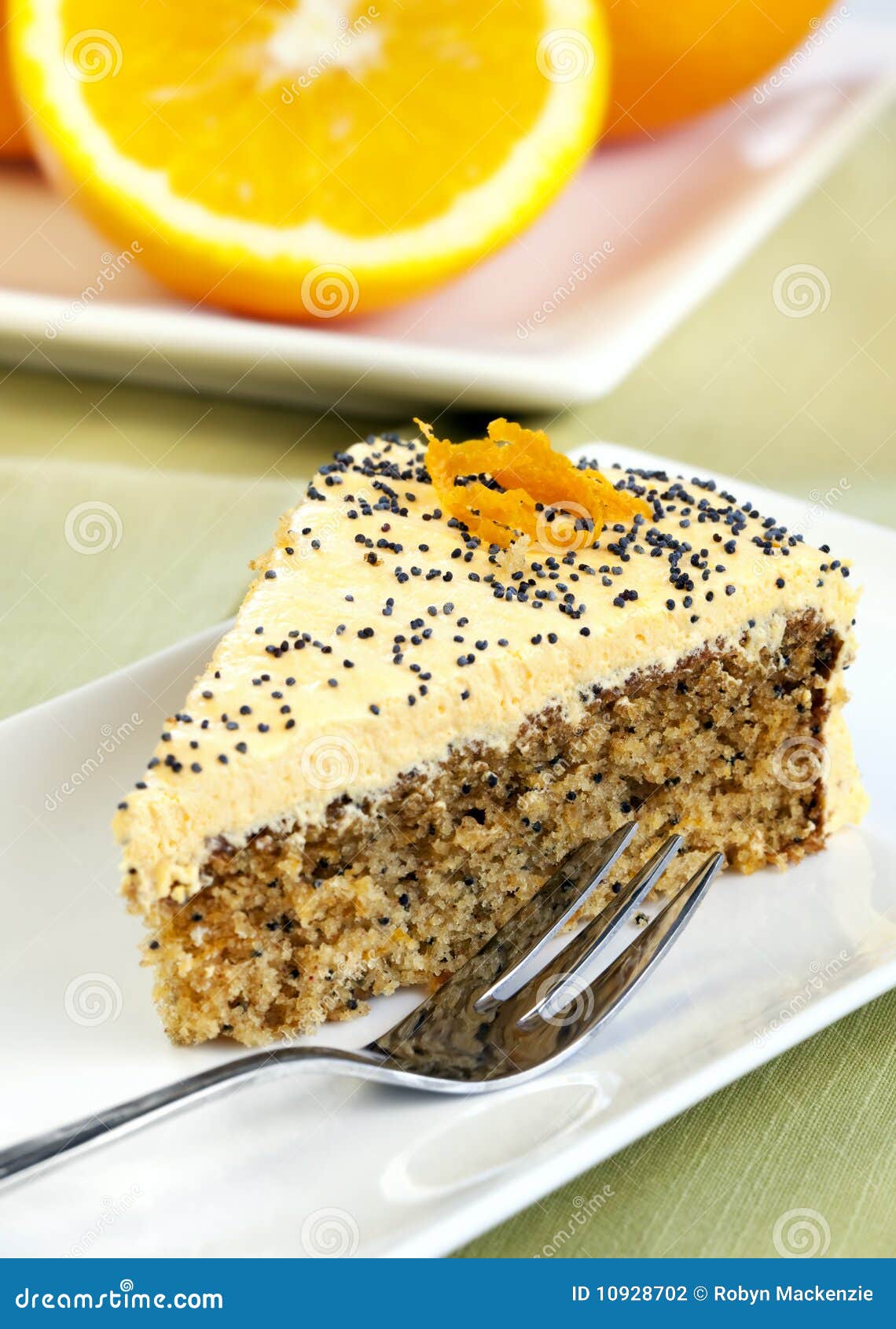 Orange Cake stock photo. Image of frosting, sweet, color - 10928702