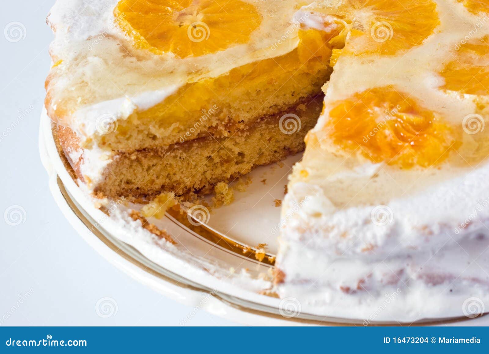 Orange cake background stock photo. Image of saucer, biscuit - 16473204