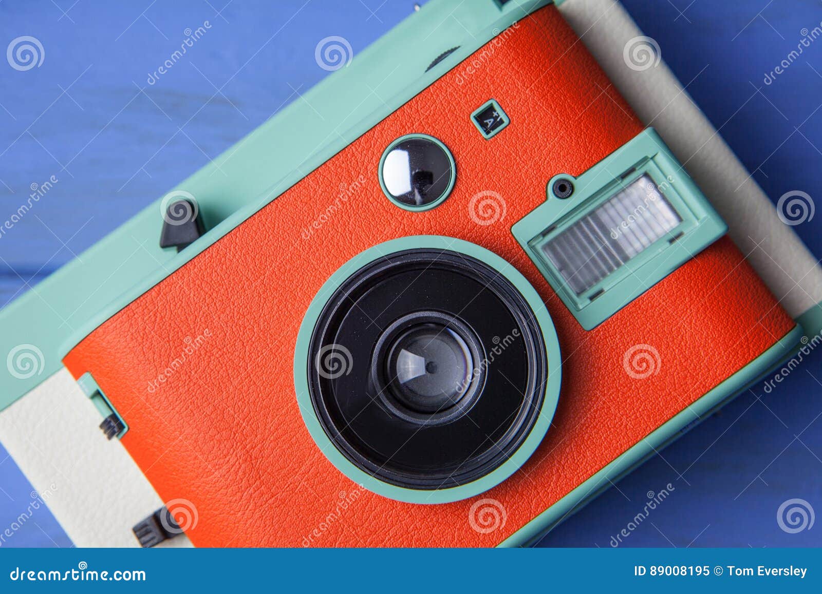 Orange camera stock image. Image of retro, desk, orange - 89008195
