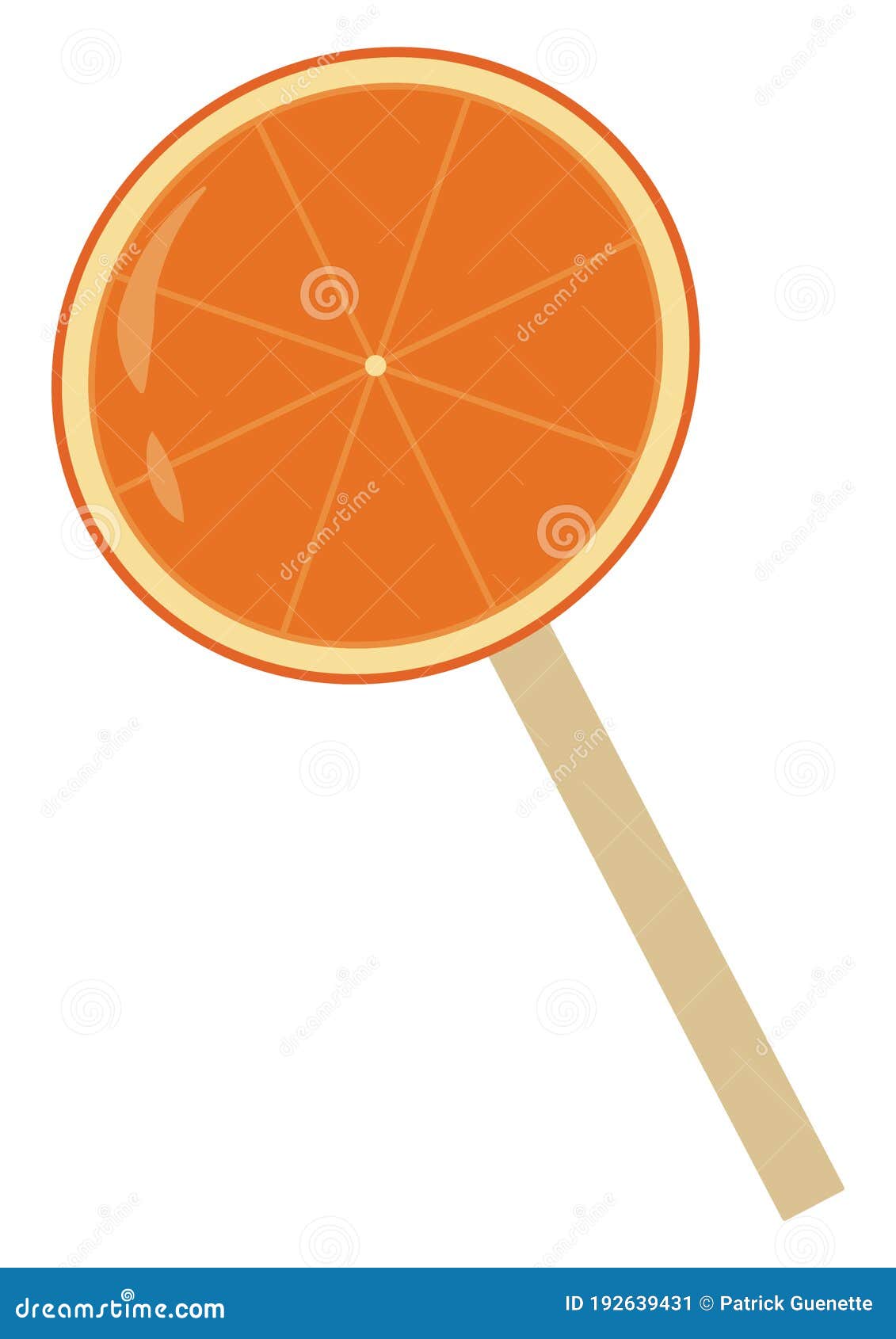 Orange Candy, Illustration, Vector Stock Vector - Illustration of ...