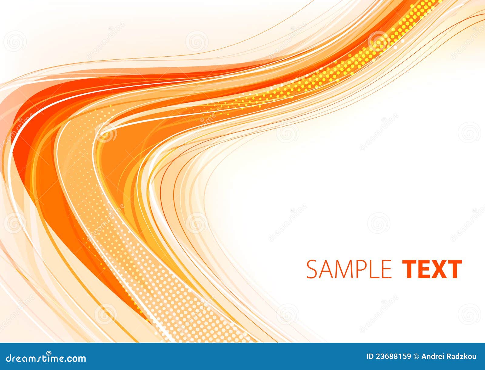 Orange card design stock vector. Illustration of light - 23688159