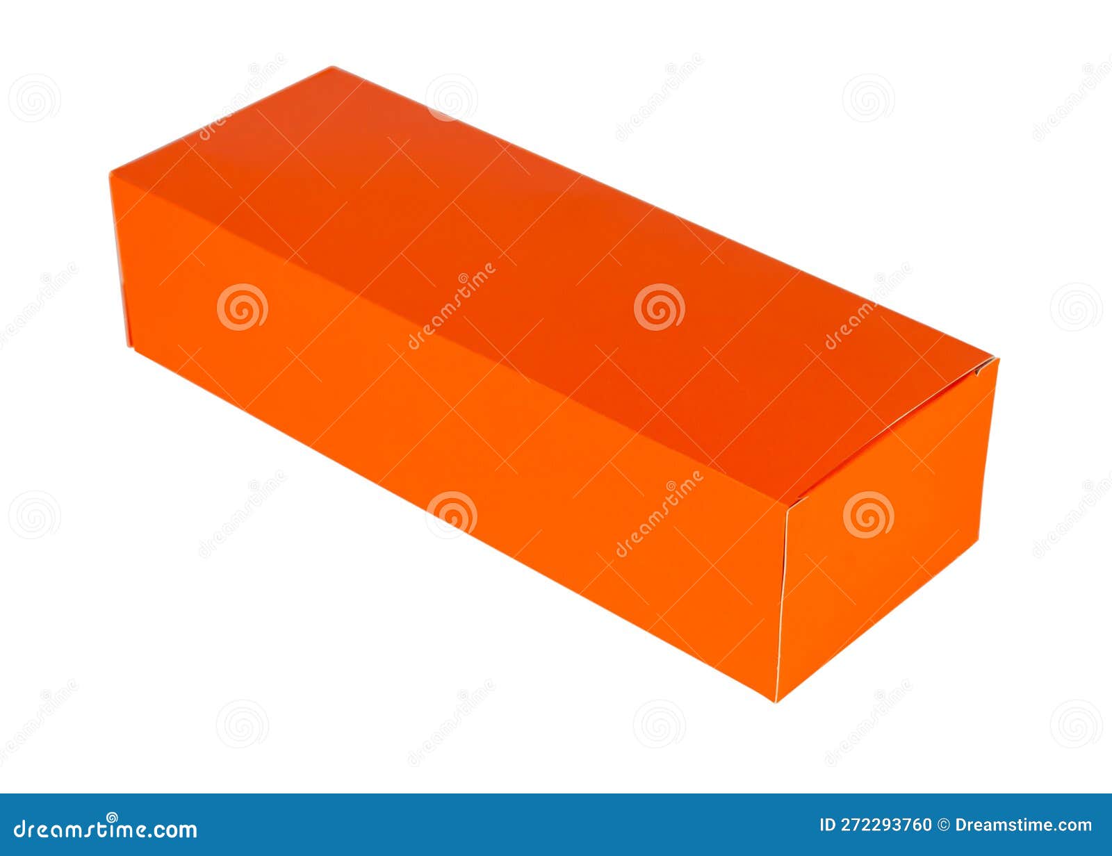 Orange cardboard box stock photo. Image of horizontal - 272293760