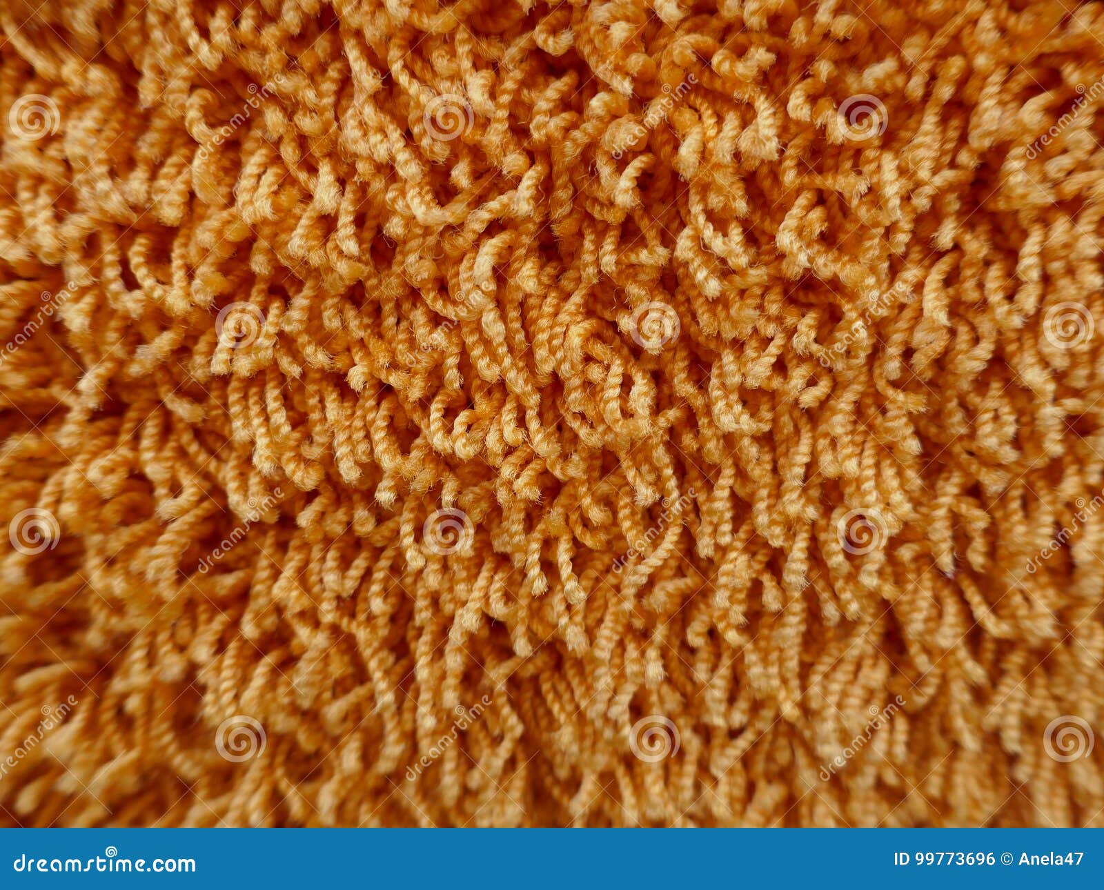 Orange Carpet Flooring, Fluffy Wool, Texture, Background Stock Photo ...