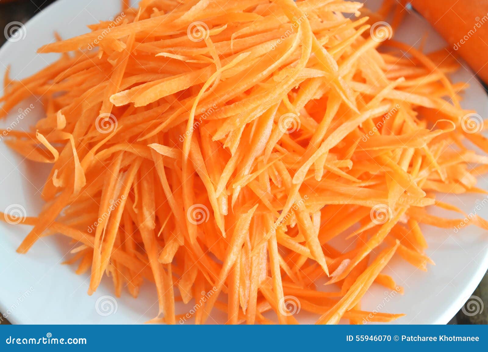 The Orange Carrot is Cut into Strips Stock Photo - Image of cuisine ...