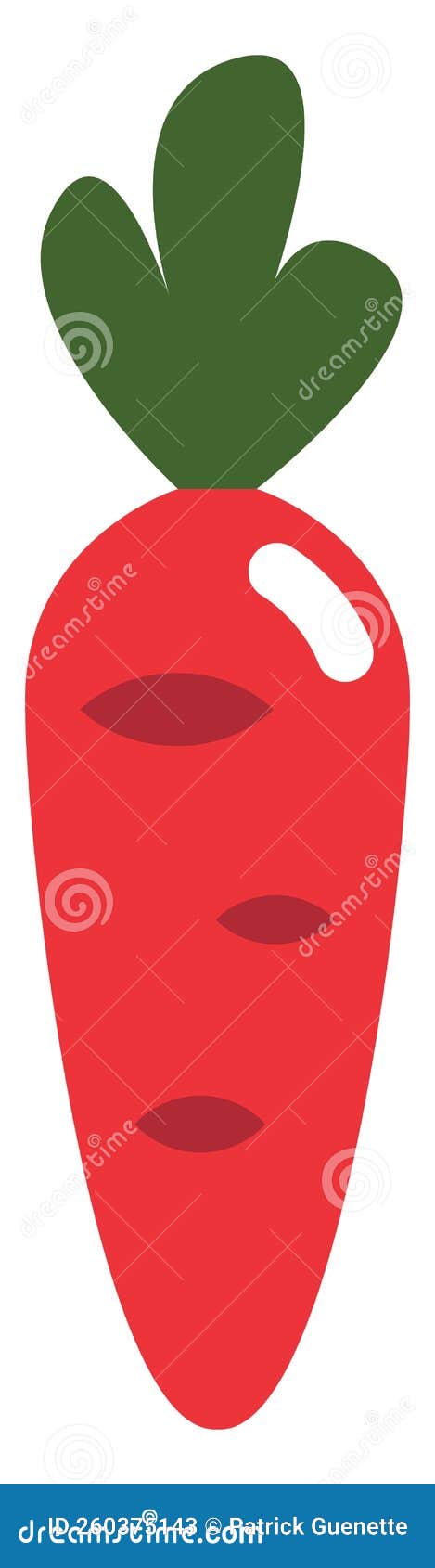 Orange carrot, icon stock vector. Illustration of graphic - 260375143