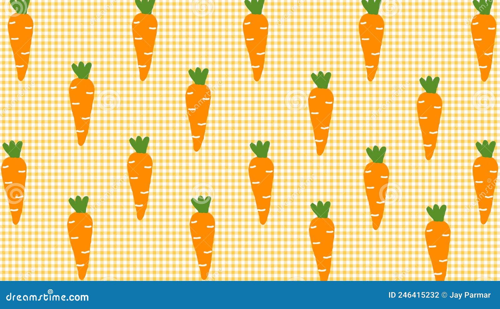 Orange Carrot Pattern Desktop Wallpaper Stock Illustration ...