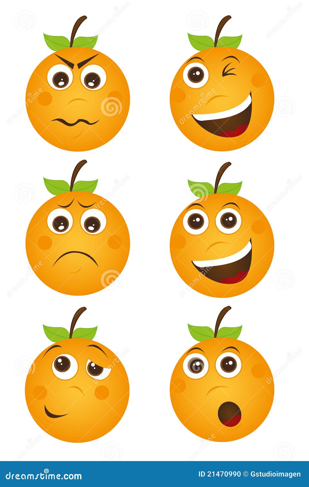 Orange cartoon stock vector. Illustration of juice, design - 21470990