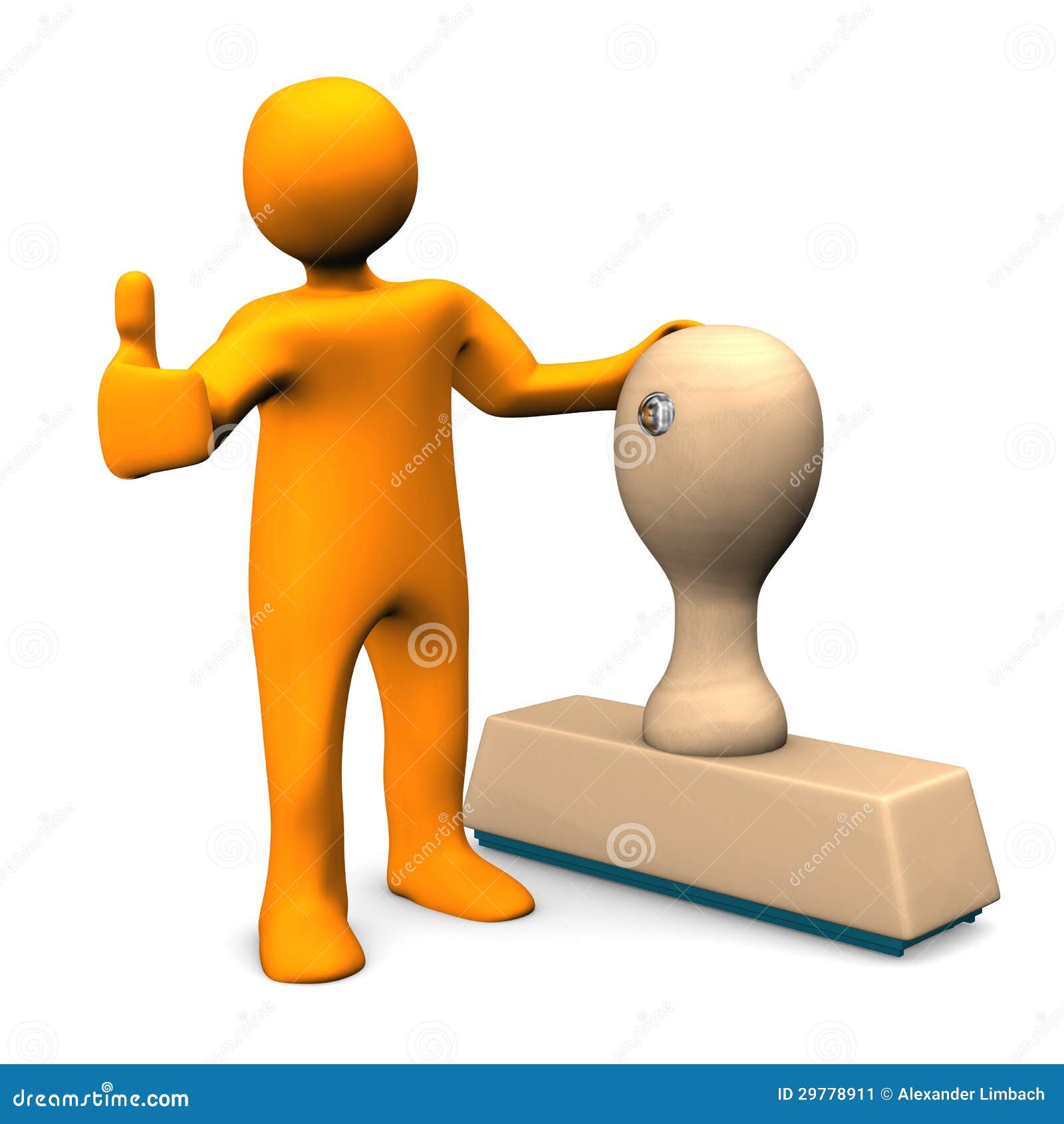 Manikin Stamp OK stock illustration. Illustration of manikin - 29778911