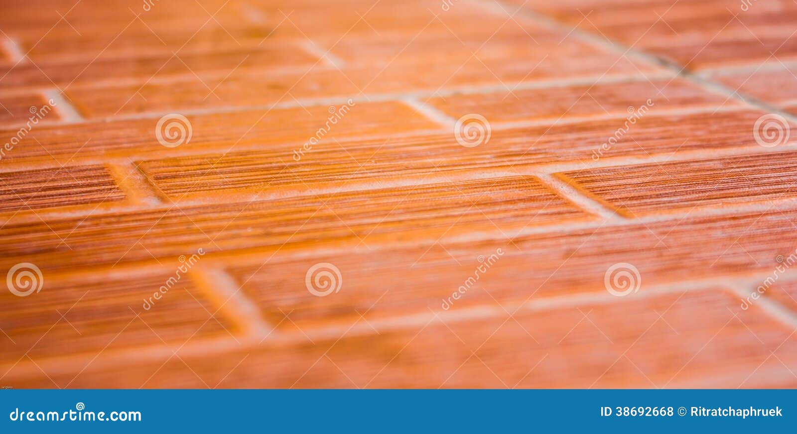 Orange ceramic tile floor. stock photo. Image of fret - 38692668