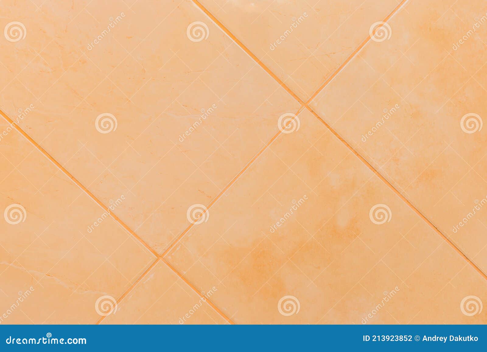Orange Ceramic Tile Floor or Wall in Bathroom Texture Background Stock ...