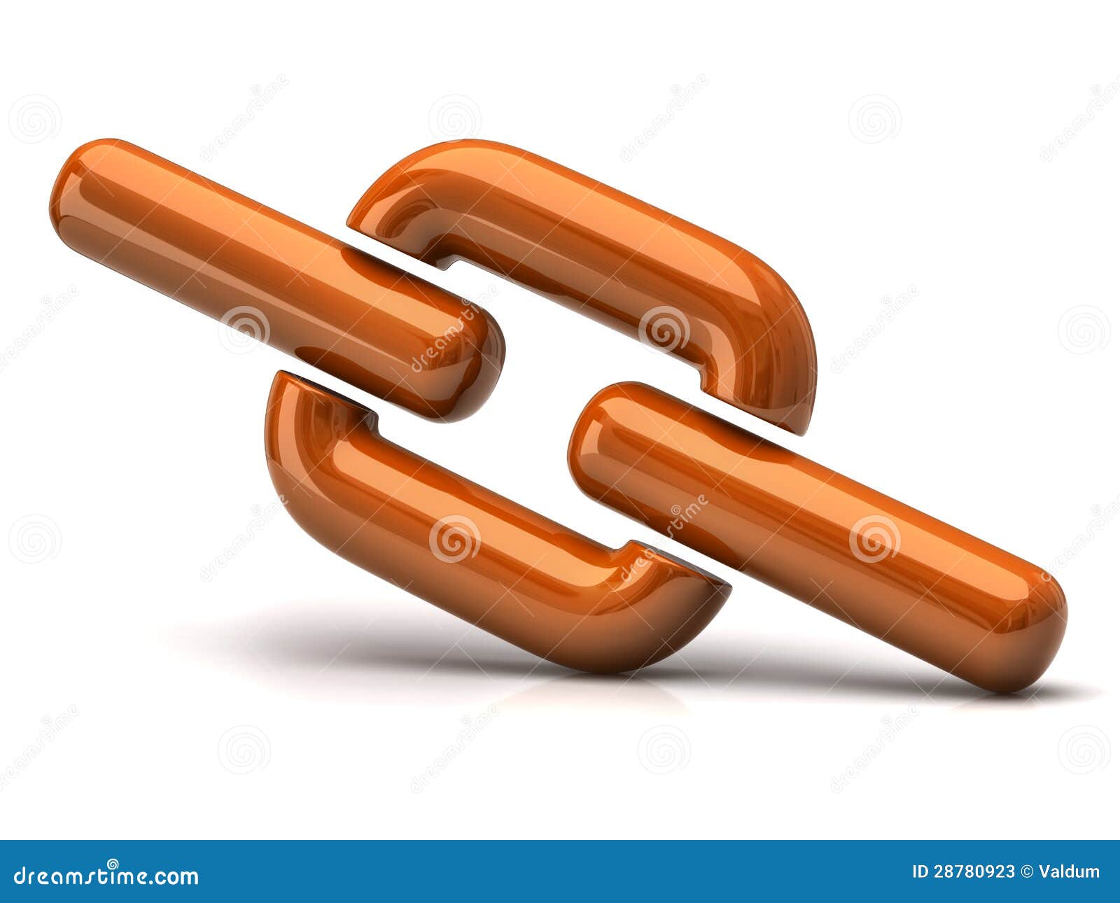 Orange chain icon stock illustration. Illustration of prison - 28780923