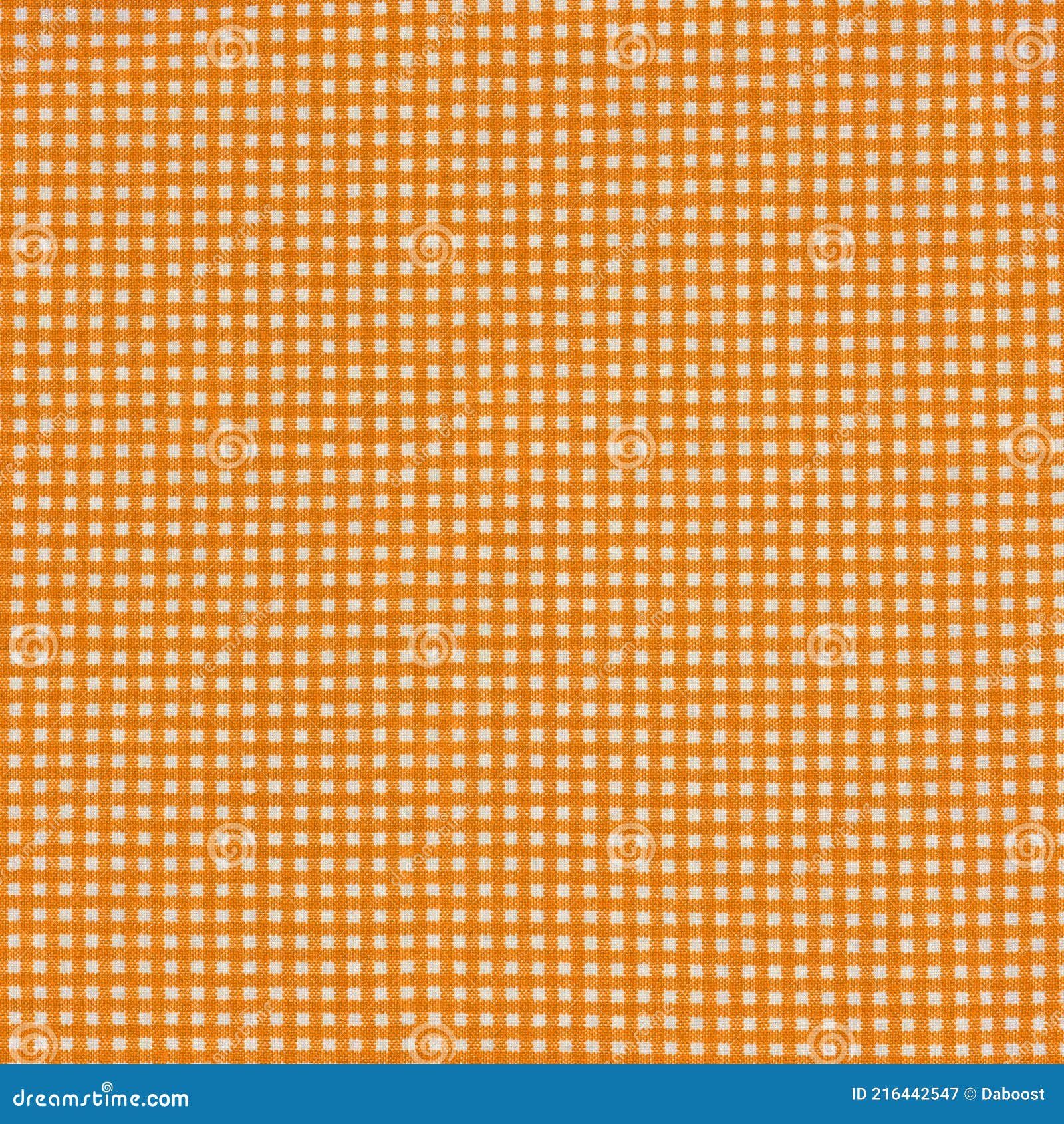 Orange Checkered Tablecloth Background Texture Stock Illustration ...