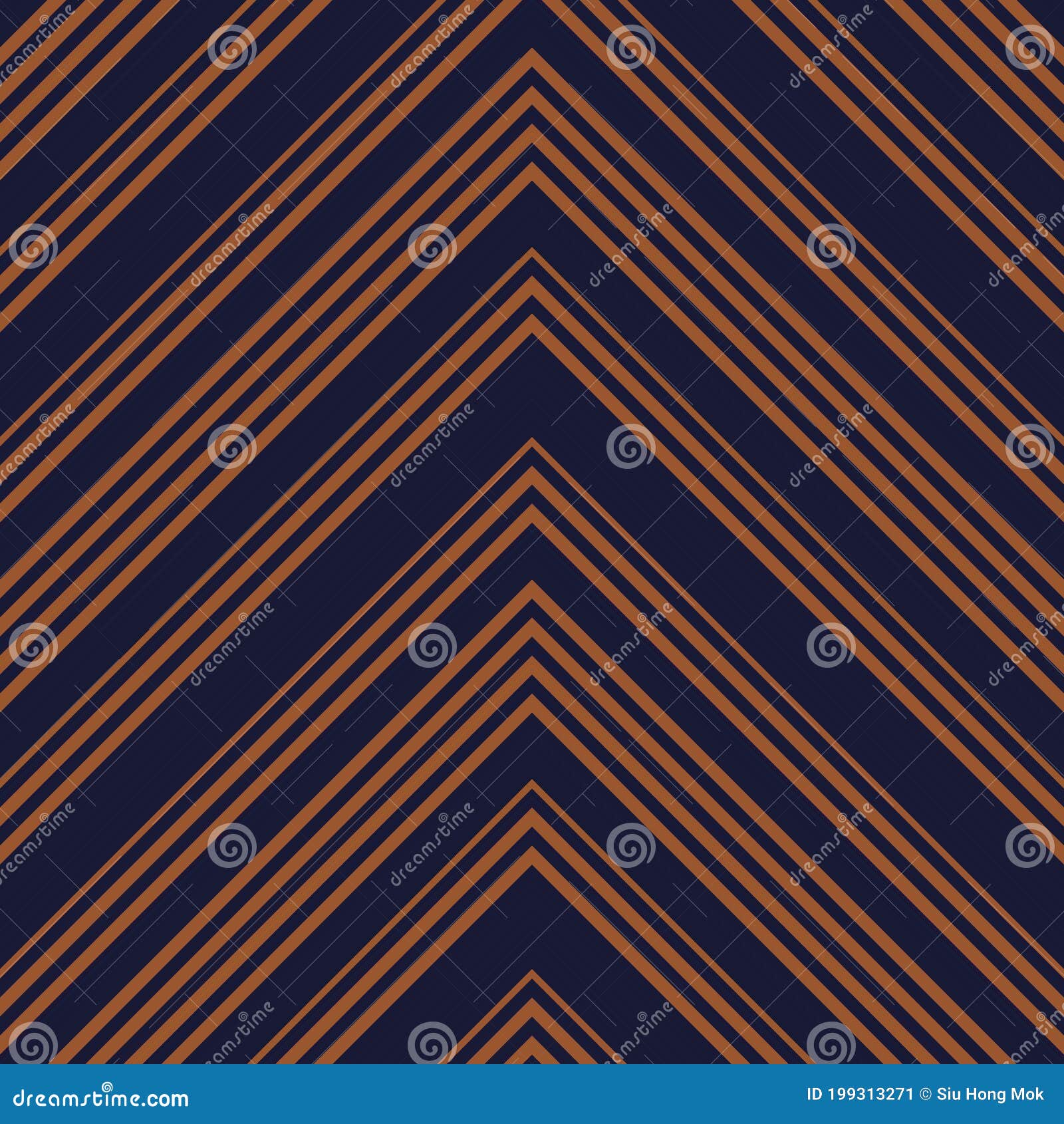 Orange Chevron Diagonal Stripes Seamless Pattern Background Stock ...