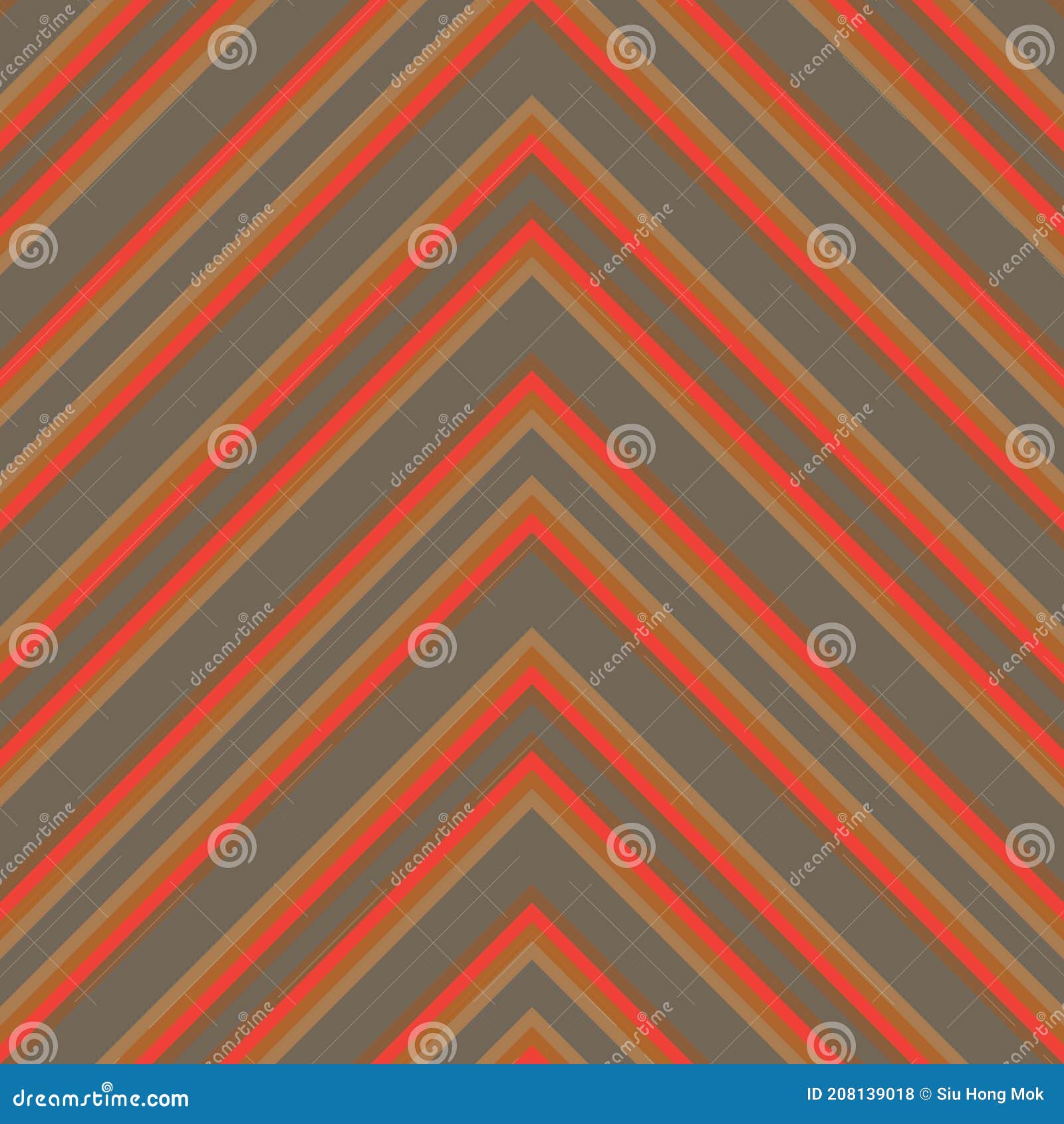 Orange Chevron Diagonal Stripes Seamless Pattern Background Stock ...