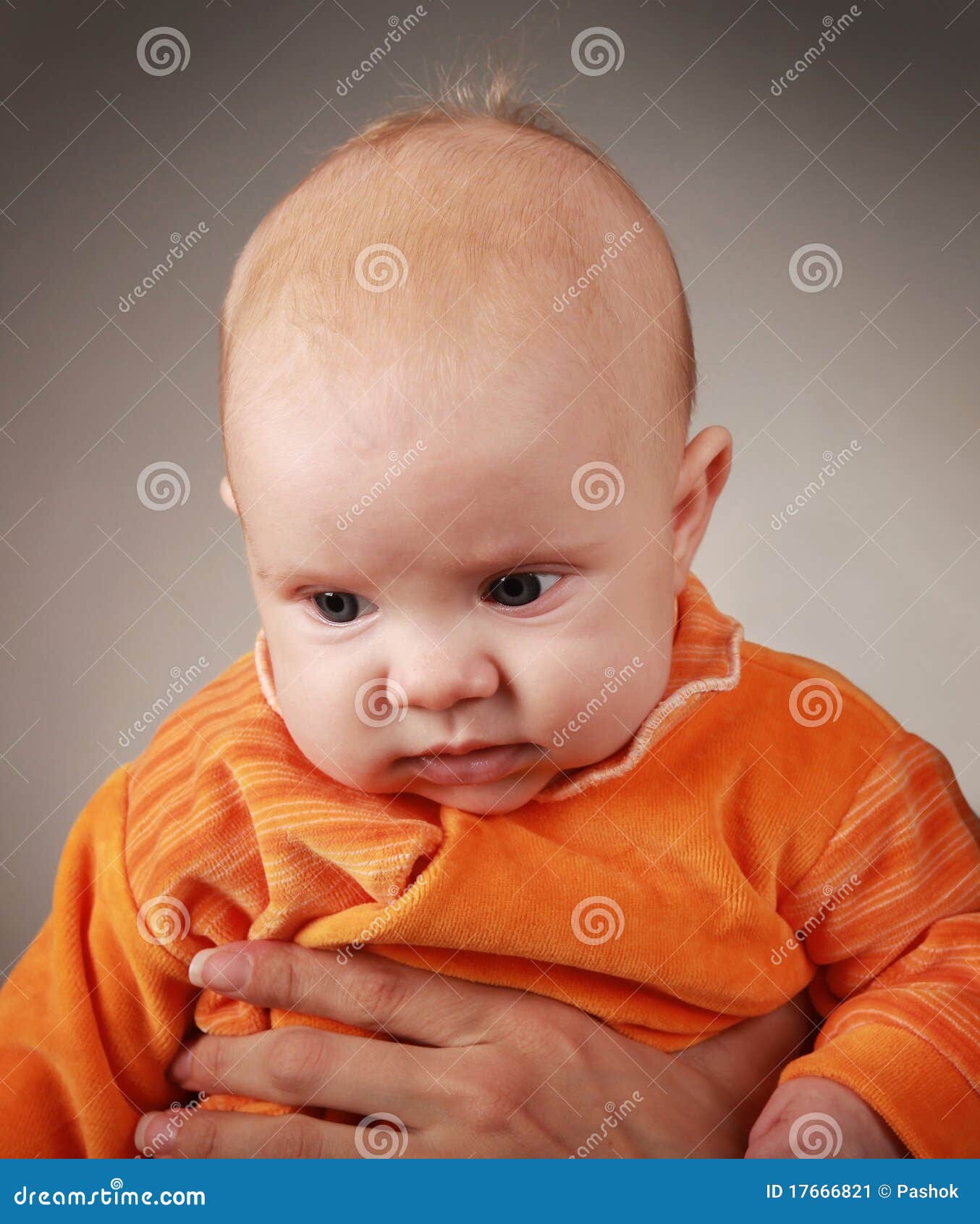 Orange child stock image. Image of caucasian, childhood - 17666821