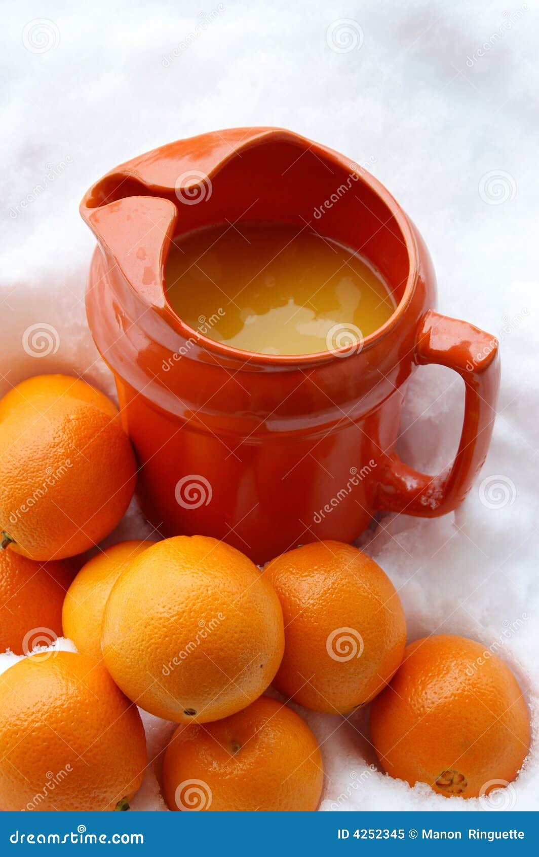Orange Chill stock image. Image of morning, sweet, snow - 4252345